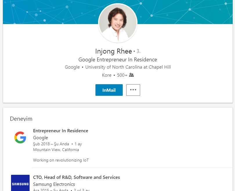 Samsung yöneticisi Injong Rhee, Google'a geçti - Teknoloji Haberleri