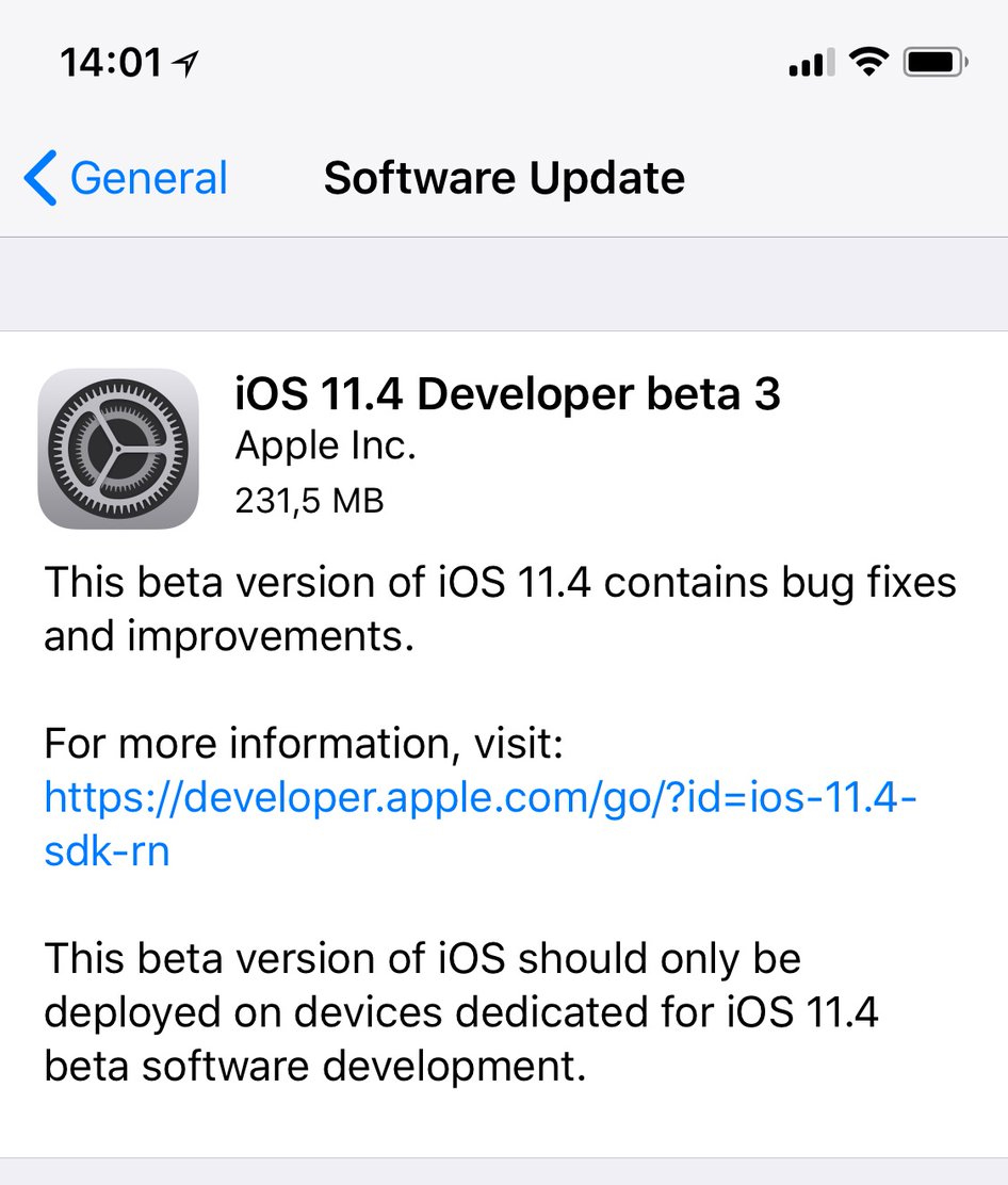 iOS 11.4 Beta 3 yayınlandı - Teknoloji Haberleri - ShiftDelete.Net