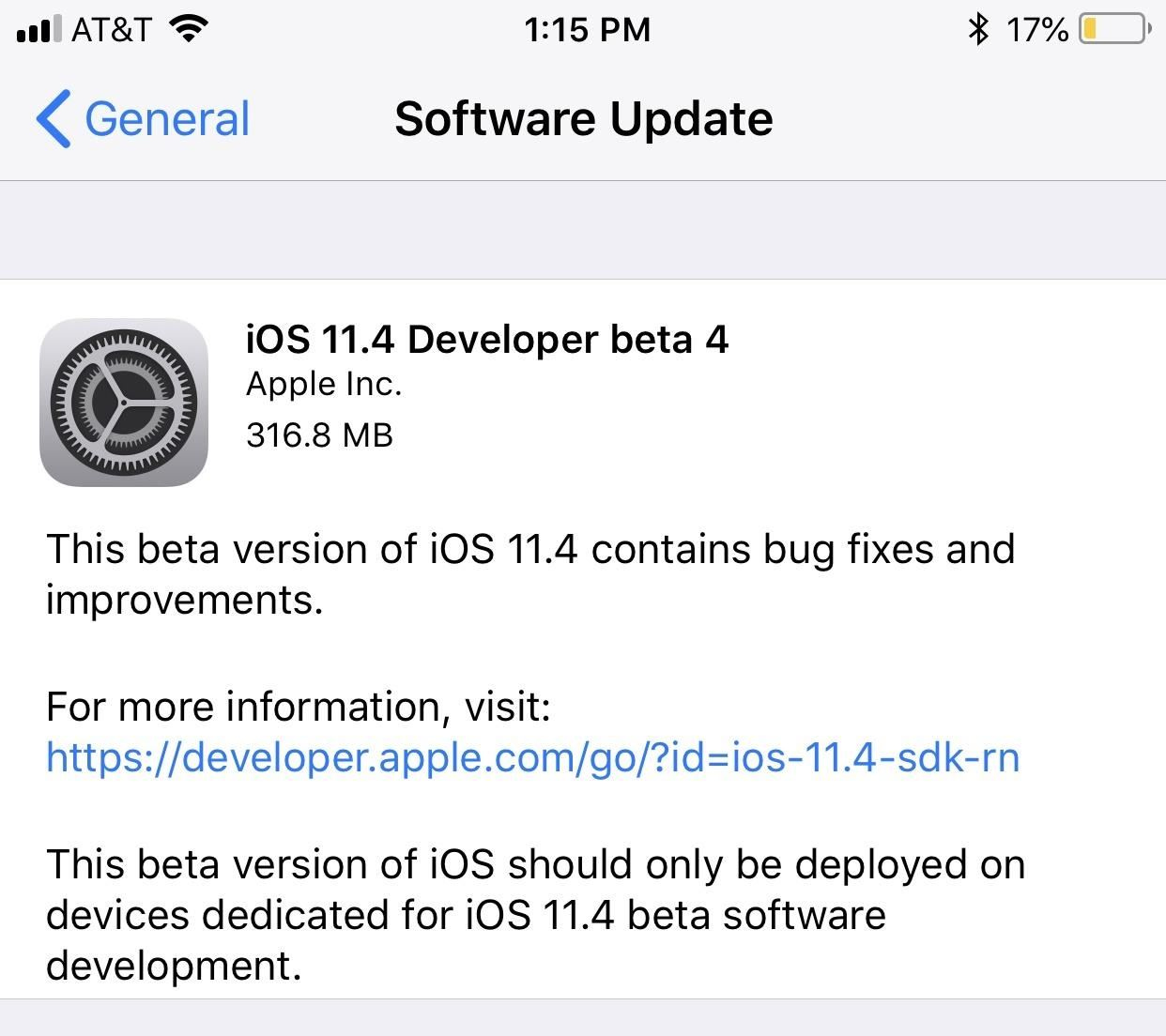 iOS 11.4 Beta 4 yayınlandı - Teknoloji Haberleri - ShiftDelete.Net