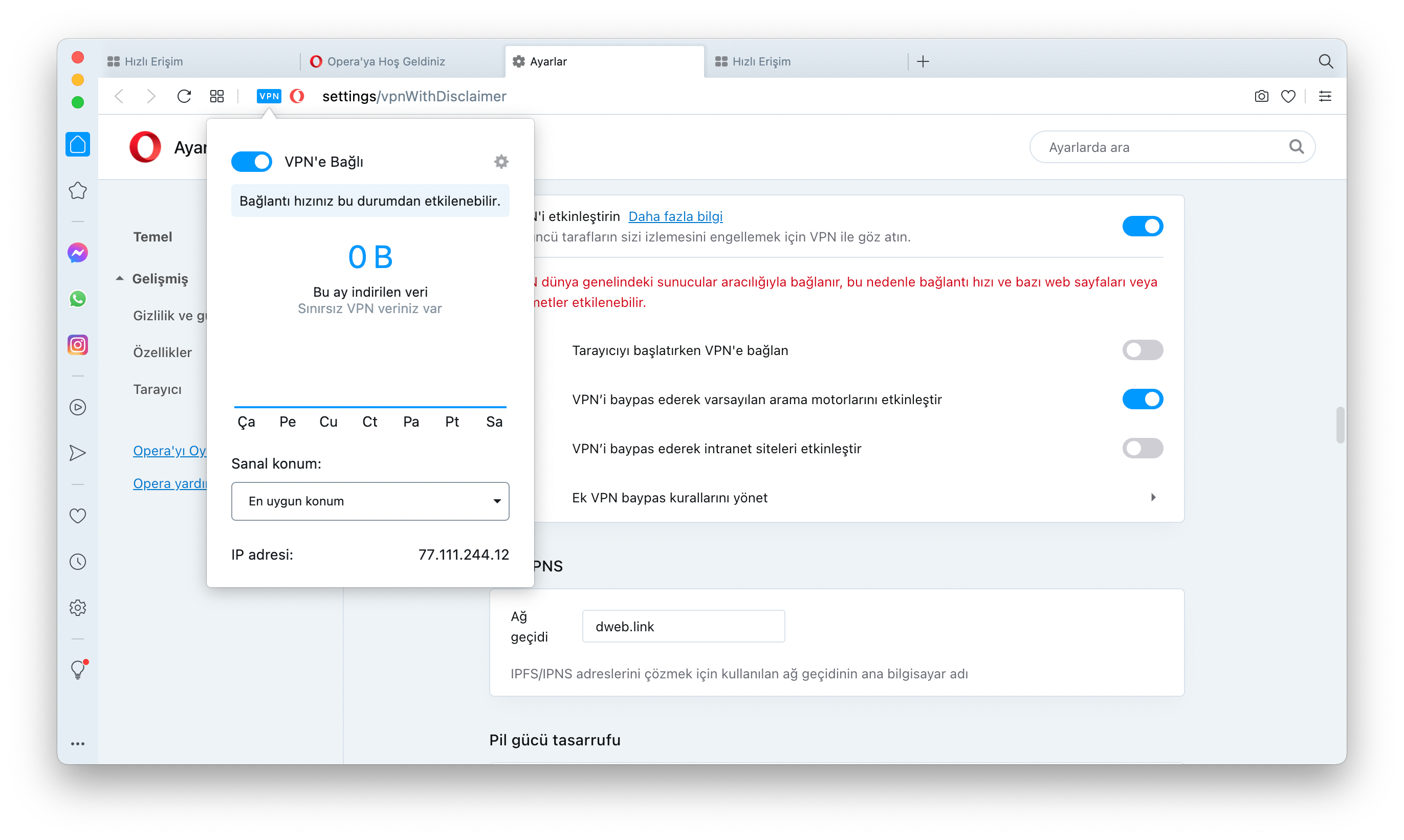 Opera VPN nasıl kullanılır? Opera VPN açma 2023 - SDN