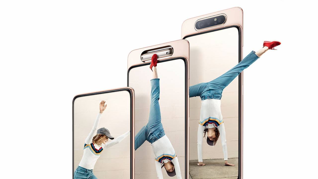 Galaxy A80 ön kamera ile arka kamerayı eşitliyor! - ShiftDelete.Net