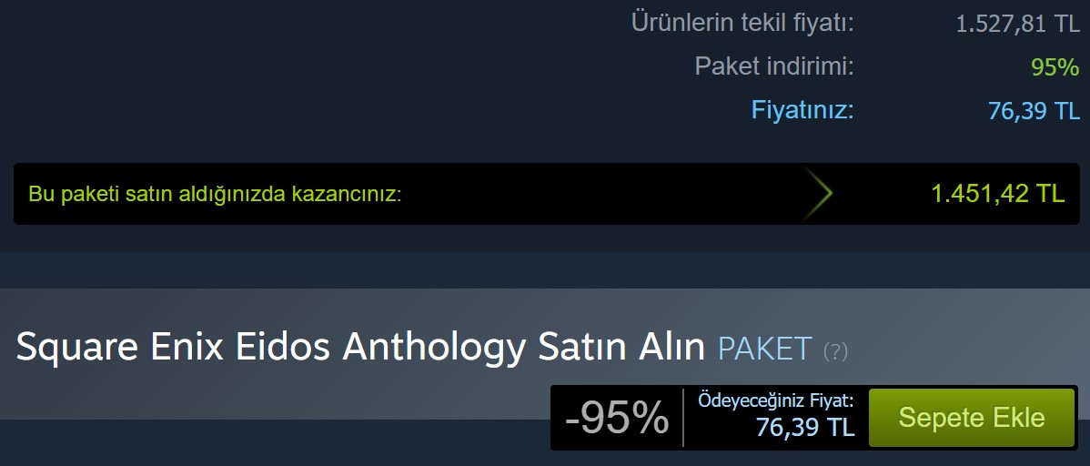 1500 TL'ye satılan 54 oyun kısa süreliğine 76 TL! - ShiftDelete.Net