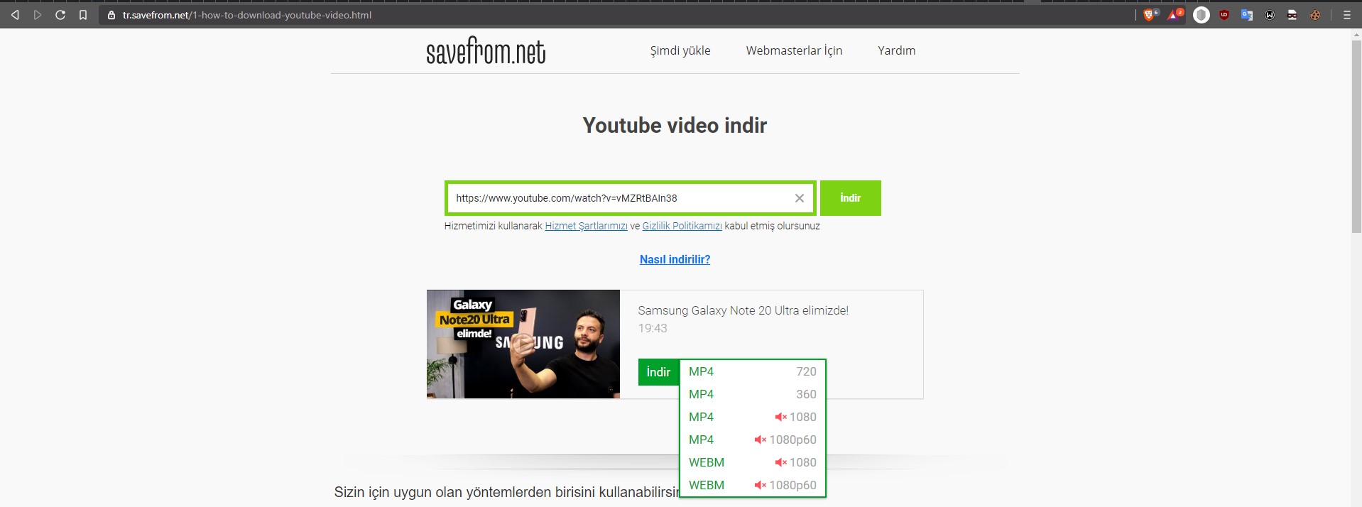Youtube video indirme nasıl yapılır? YouTube video indir