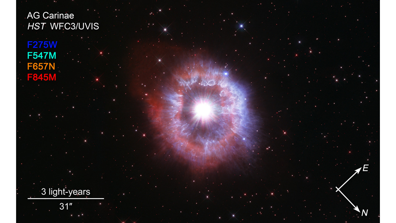 Hubble'a 31. doğum günü hediyesi: AG Carinae - ShiftDelete.Net