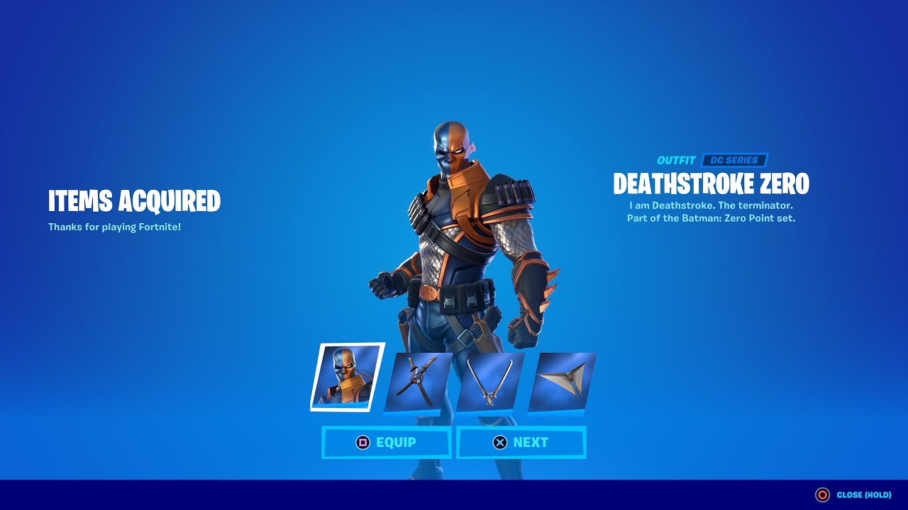 Fortnite yeni kostümünü duyurdu: Deathstroke Zero - ShiftDelete.Net