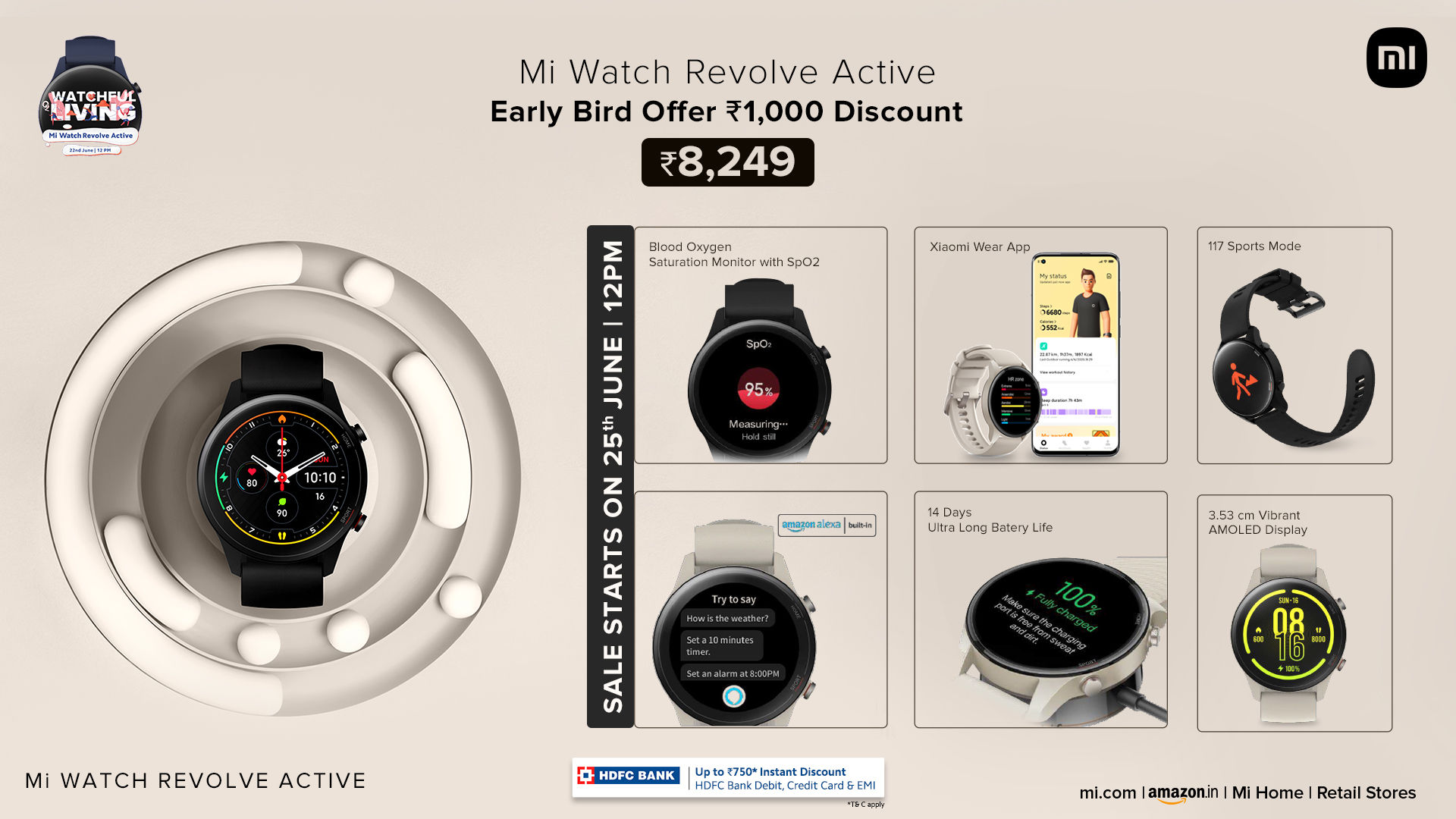 Mi Watch Revolve Active tanıtıldı! Fiyatı ve özellikleri - ShiftDelete.Net