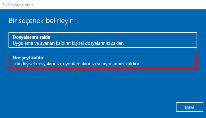 Windows 10 sıfırlama nasıl yapılır? - ShiftDelete.Net