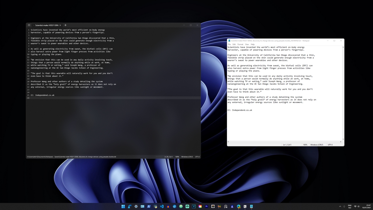 Notepad uygulamasına karanlık tema desteği geldi! - ShiftDelete.Net