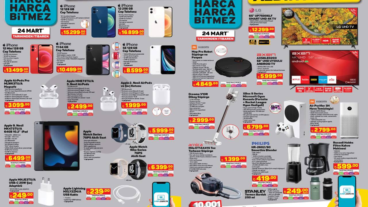 Bugün A101 marketlere gelen teknolojik ürünler - SDN
