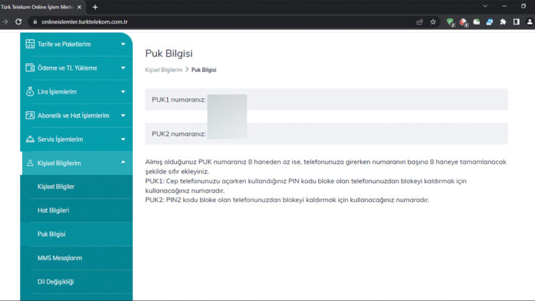 Puk Kodu Nasıl Öğrenilir? (Turkcell, Vodafone, Türk Telekom) - Online Yaşam