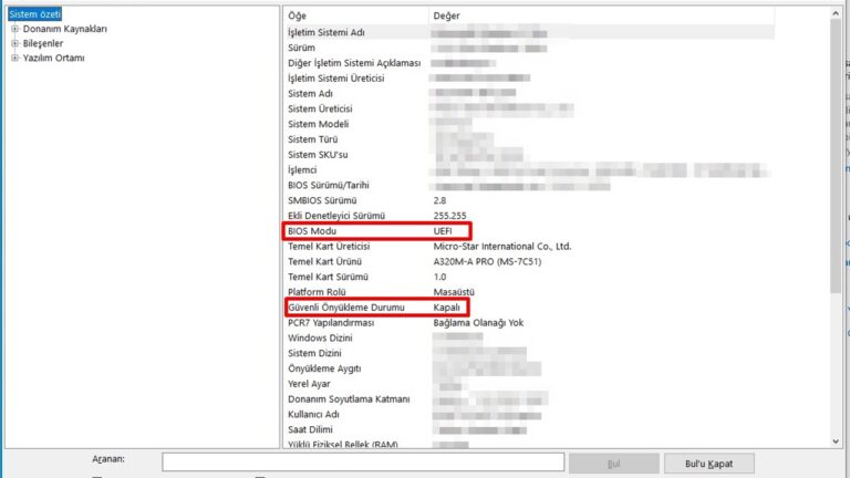 Secure Boot nedir? Nasıl kapatılır? (Güvenli Önyükleme) - SDN