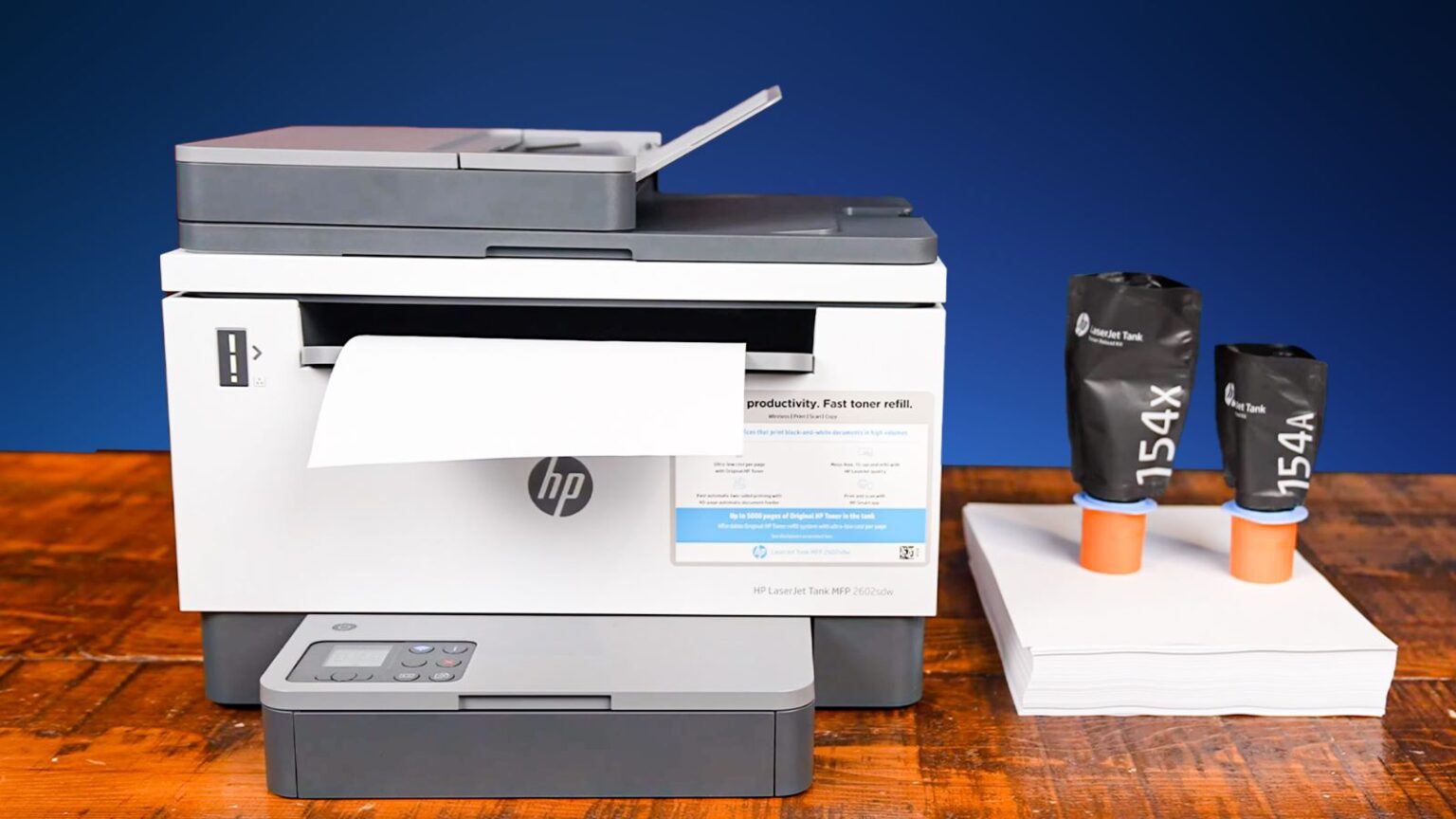 Toner Tanklı HP LaserJet Tank MFP 2602sdw inceleme! - SDN