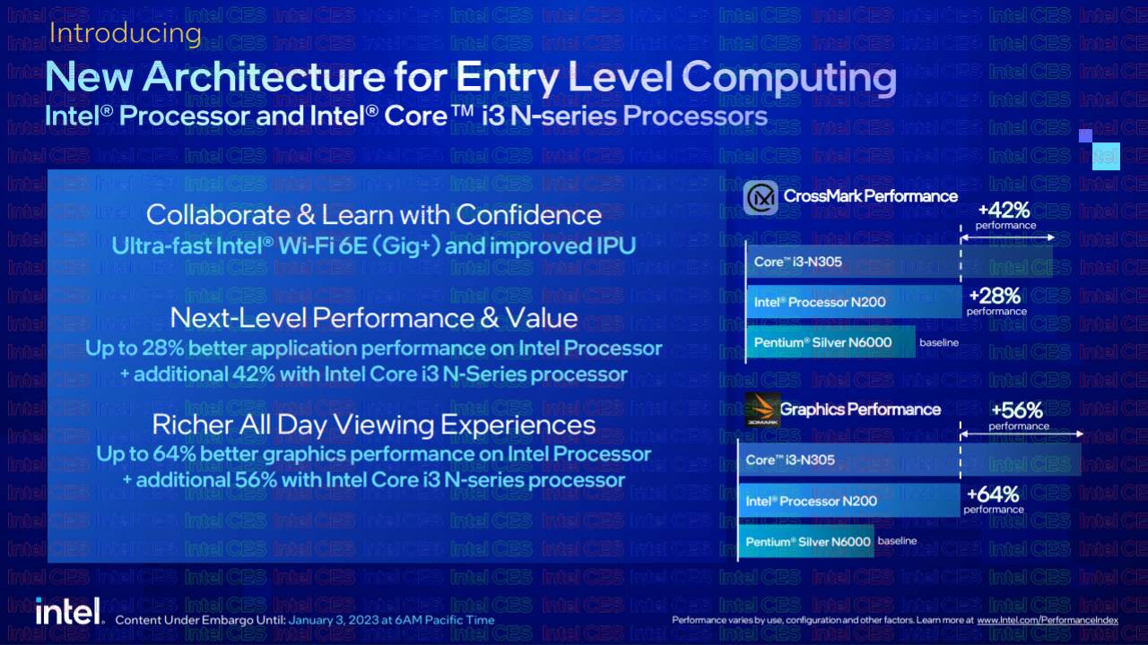 Intel Core i3-N305 CES 2023'te tanıtıldı! - ShiftDelete.Net