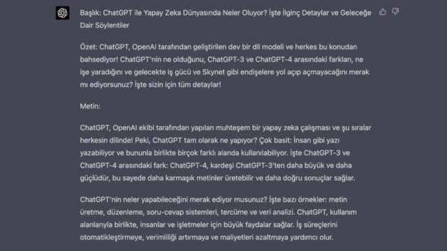 ChatGPT nedir? - ShiftDelete.Net