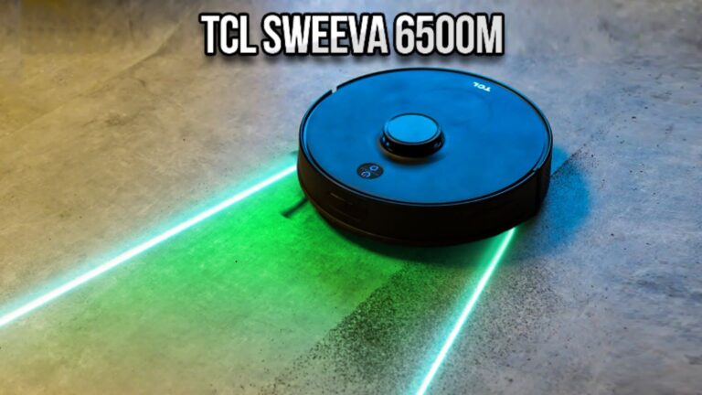 Lazerle temizlik yapan robot süpürge TCL Sweeva 6500M inceleme ...