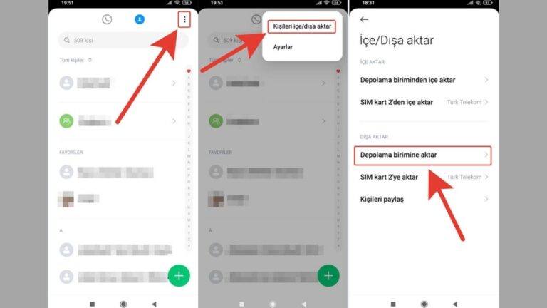 Android telefonda rehber aktarma nasıl yapılır? (2023) - ShiftDelete.Net