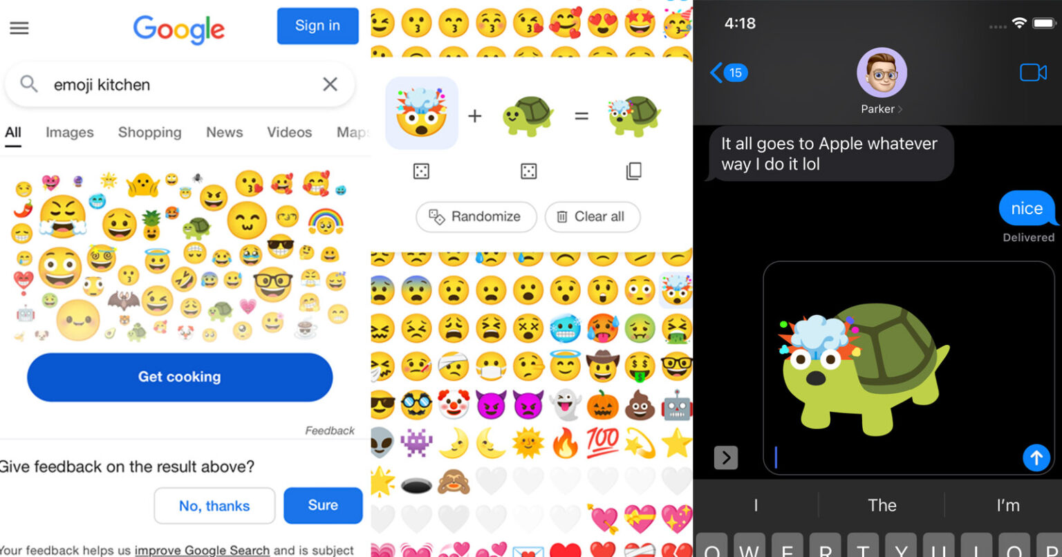 Google Arama yeni eğlenceli emoji birleştirme özelliği - SDN