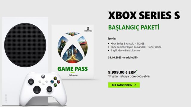 Xbox Series S Başlangıç Paketi 9999 TL'den çıktı - ShiftDelete.Net