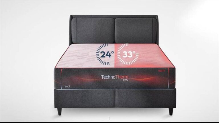Puffy'den uzaktan ısı ayarı yapılabilen Techno Therm akıllı yatak!