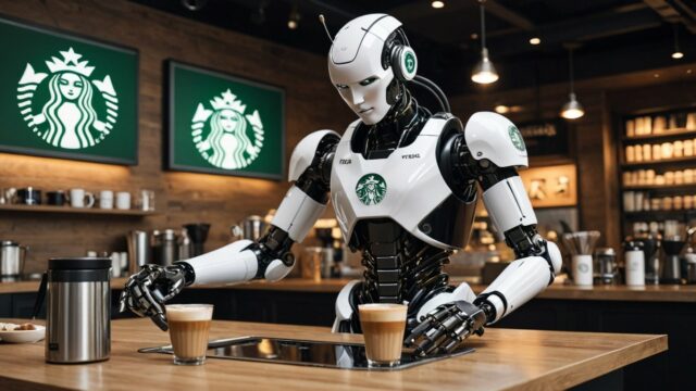 No maaş, no dert! Starbucks 100 robot çalışanı işe aldı - SDN