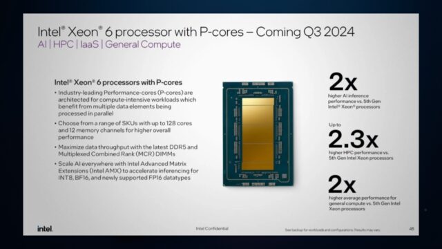 Intel Xeon 6900P Granite Rapids CPU test sonuçları geldi - SDN