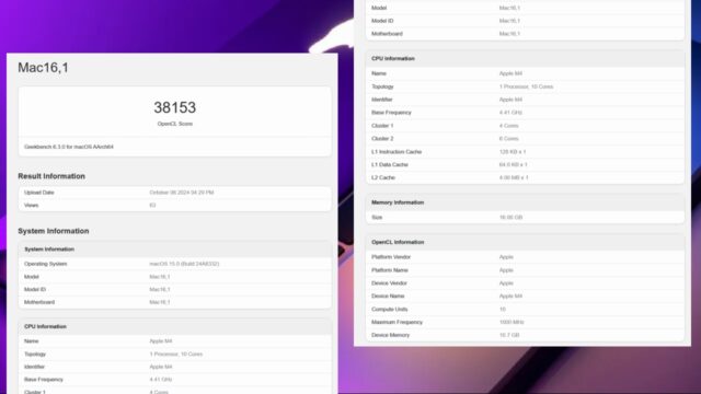 M4 MacBook Pro'nun Geekbench testi ilk kez ortaya çıktı! - SDN