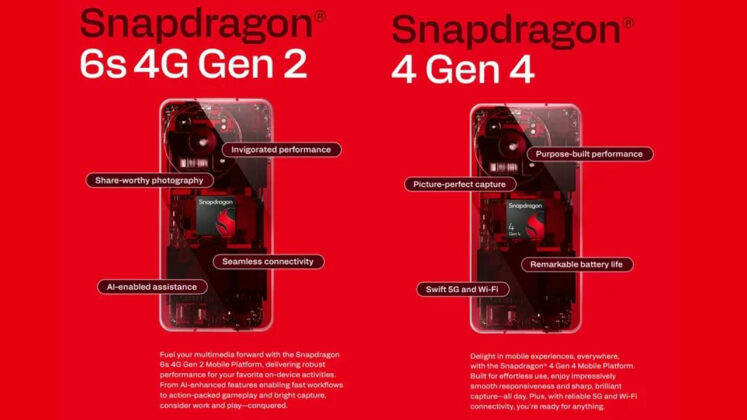 Snapdragon 6s 4G Gen 2 ve Snapdragon 4 Gen 4 Tanıtıldı! - SDN